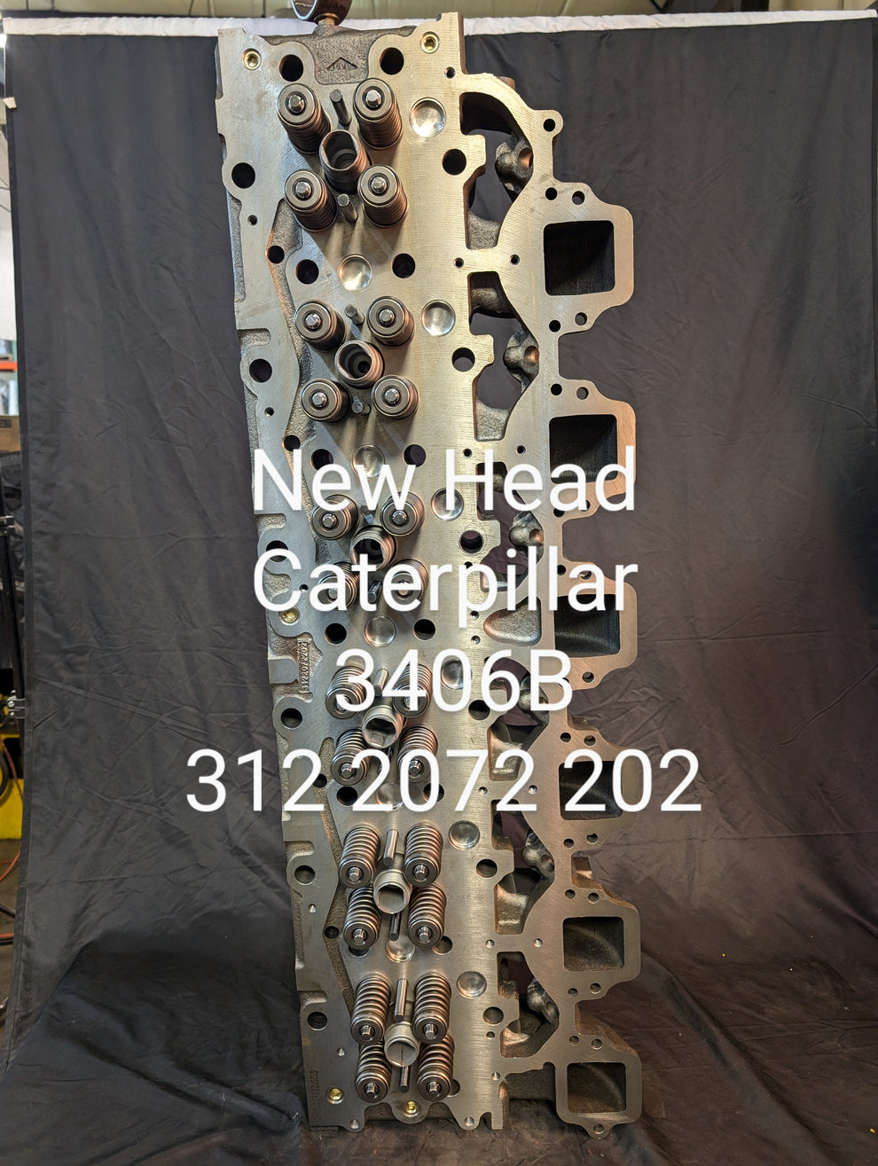 1105096 New 3406B & 3406C Cylinder Head With Round Exhaust Ports ...