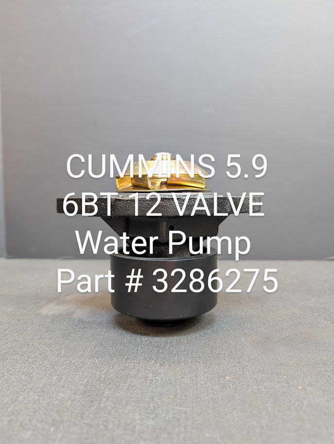 CUMMINS 12 VALVE 6BT 5.9L WATER PUMP # 3286275 / 181815 – Young and Sons